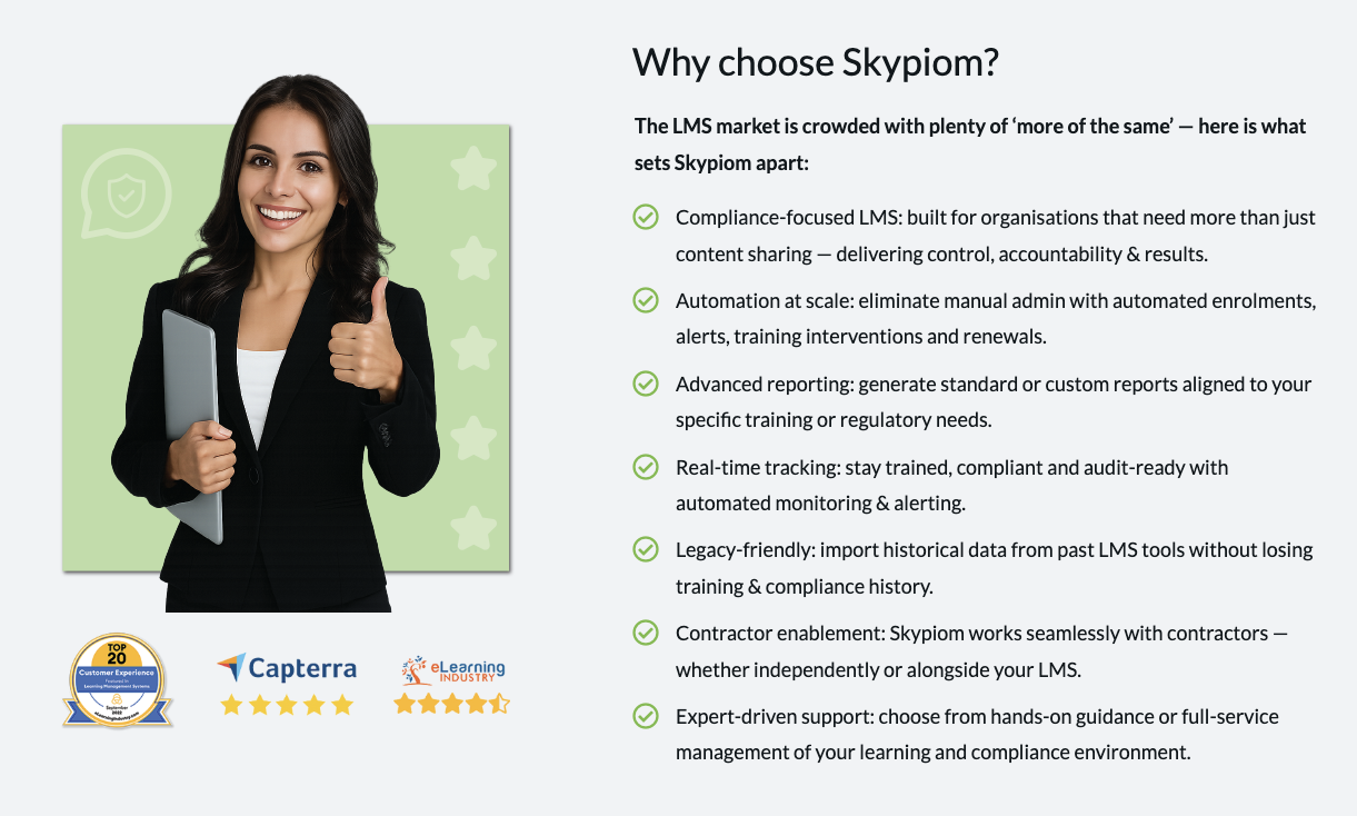 Skypiom Compliance Pricing, Alternatives & More 2025 | Capterra