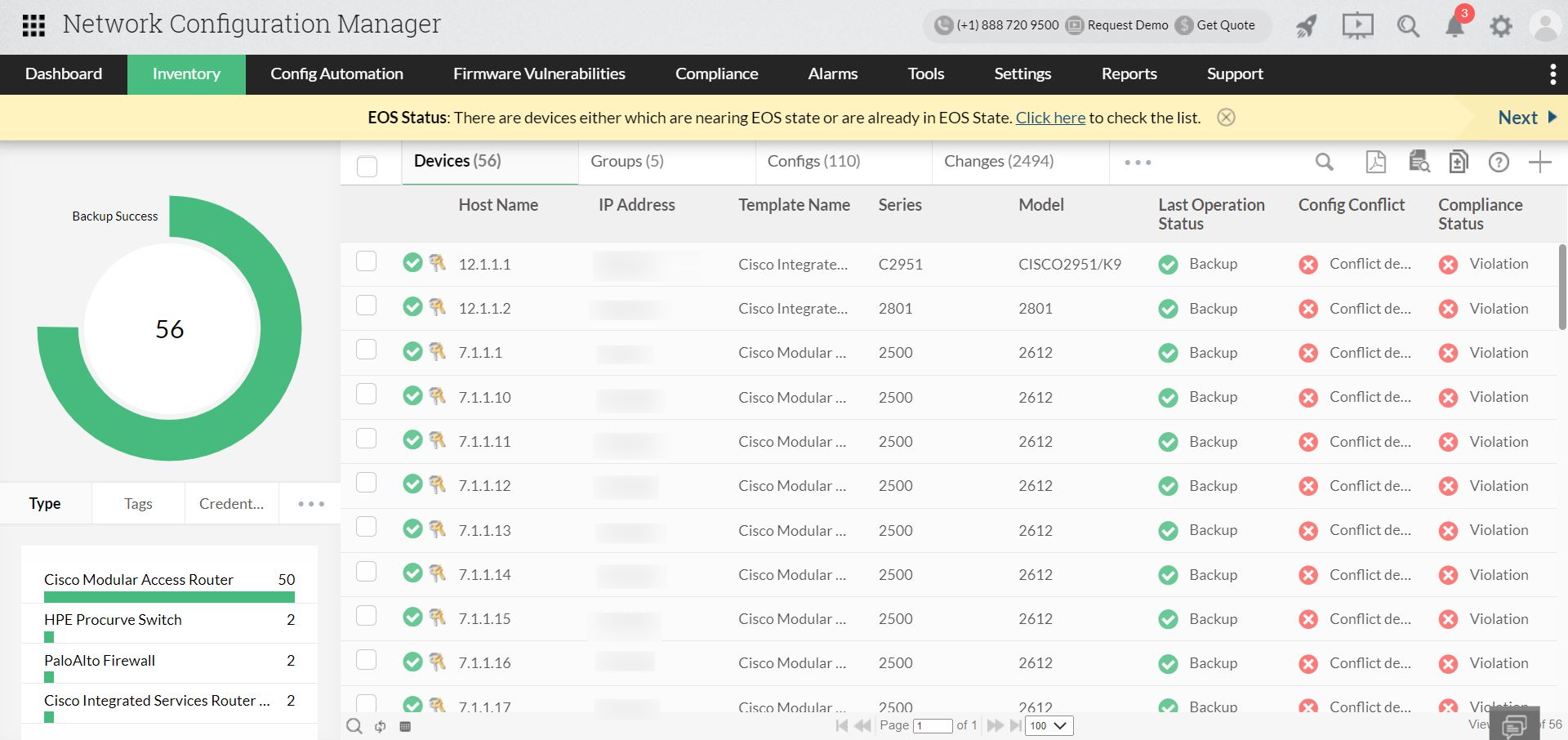 Manageengine Network Configuration Manager Precios Funciones Y Opiniones Getapp México 2023