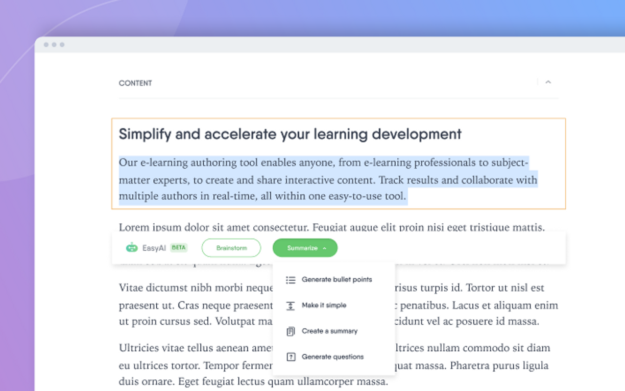 Easygenerator Reviews, Prices & Ratings | GetApp Canada 2024
