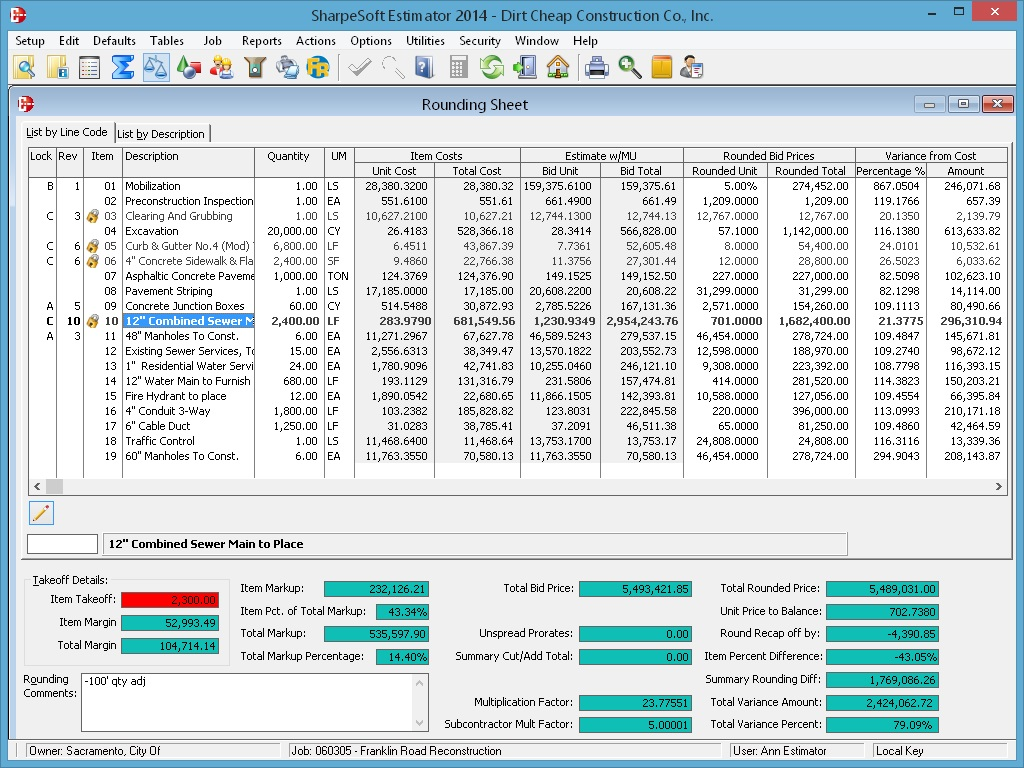 SharpeSoft Estimator Software - 2024 Reviews, Pricing & Demo