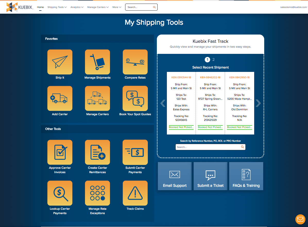 Kuebix TMS Software - 2023 Reviews, Pricing & Demo