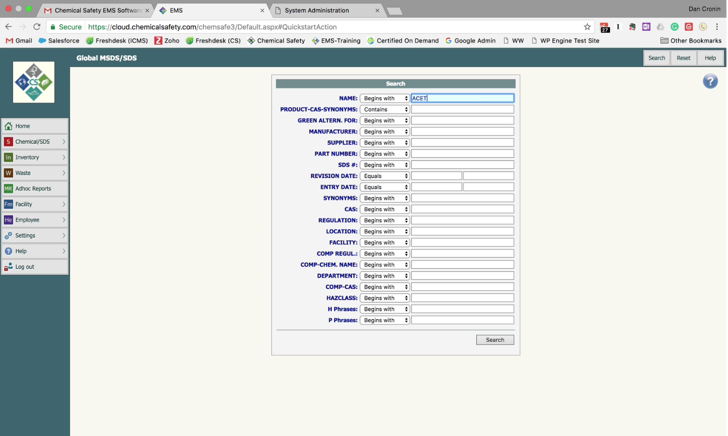Chemical Safety EMS Software - 2025 Reviews, Pricing & Demo