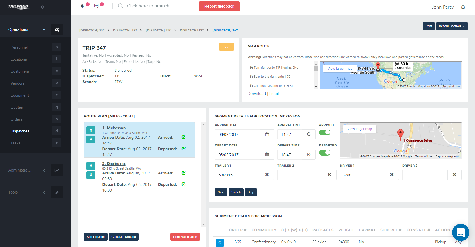 Tailwind TMS Software - 2025 Reviews, Pricing & Demo