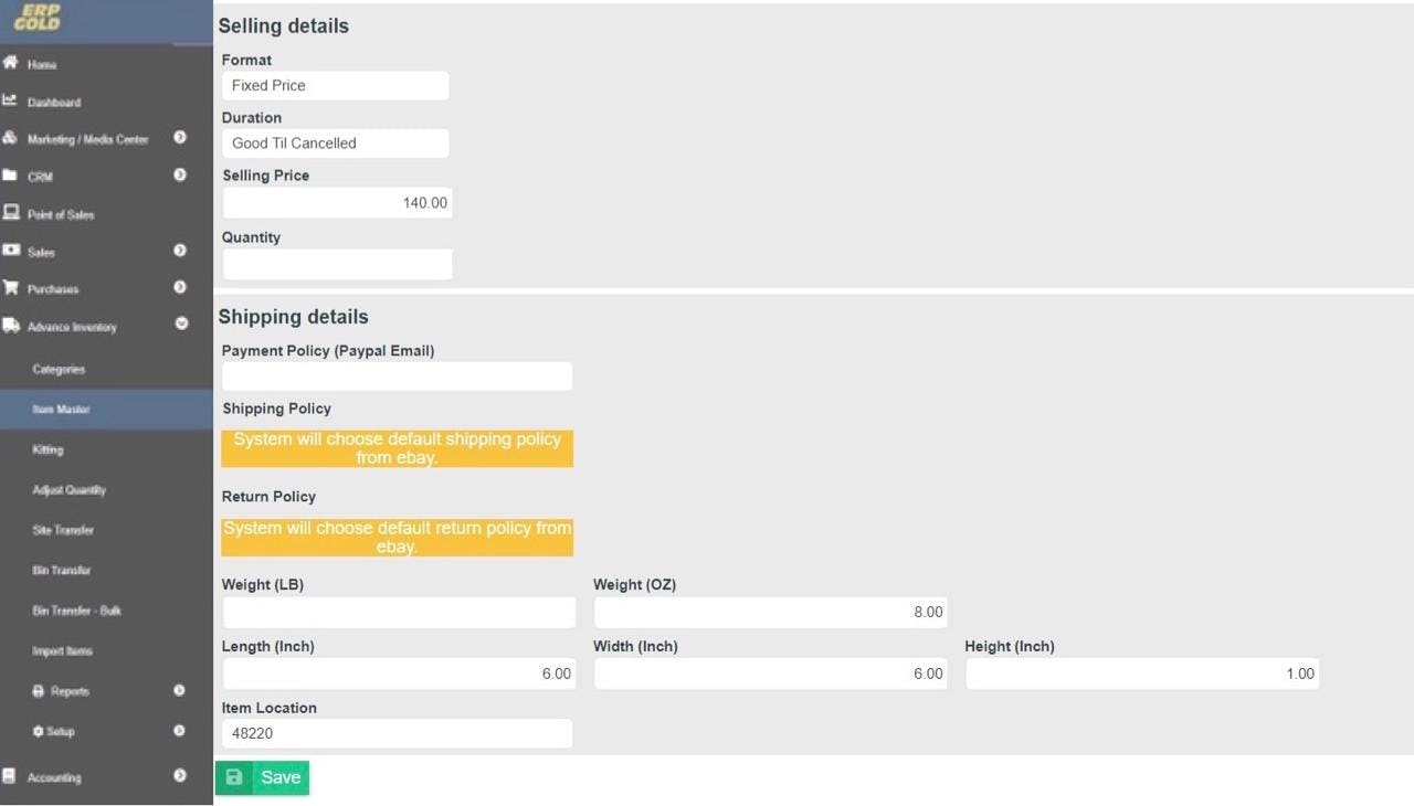 ERP Gold Software - 2025 Reviews, Pricing & Demo