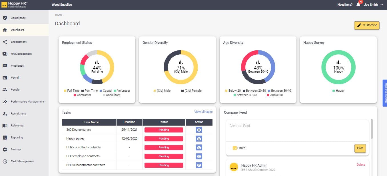 Happy HR Software - 2024 Reviews, Pricing & Demo