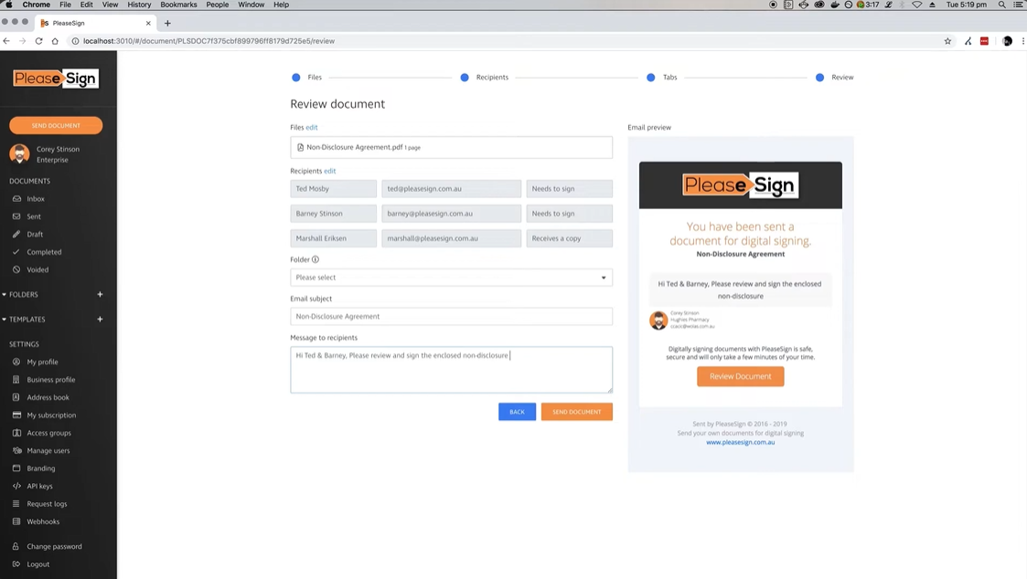PleaseSign | Reviews, Pricing & Demos - SoftwareAdvice AU