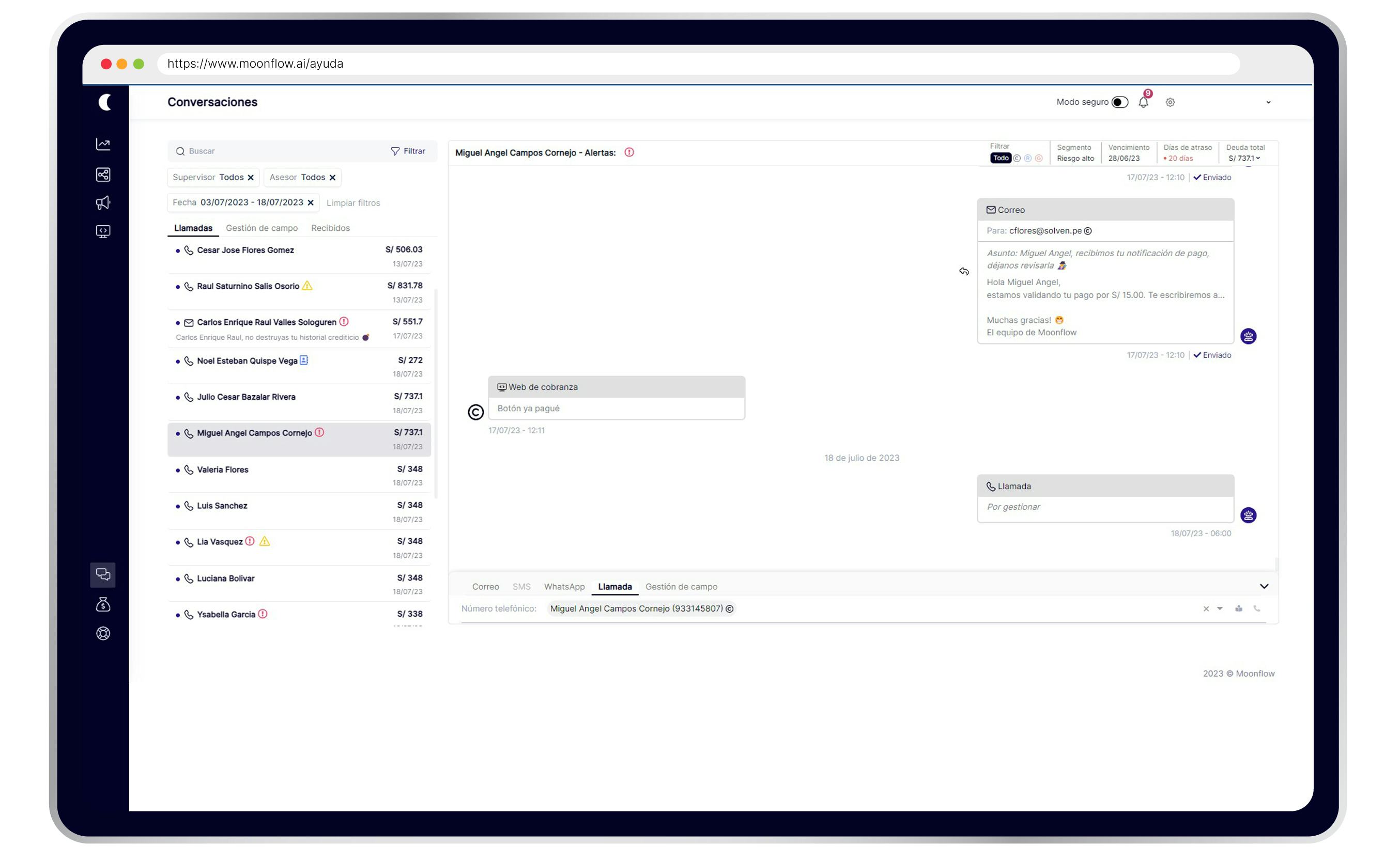 Moonflow: precios, funciones y opiniones | GetApp Colombia 2025