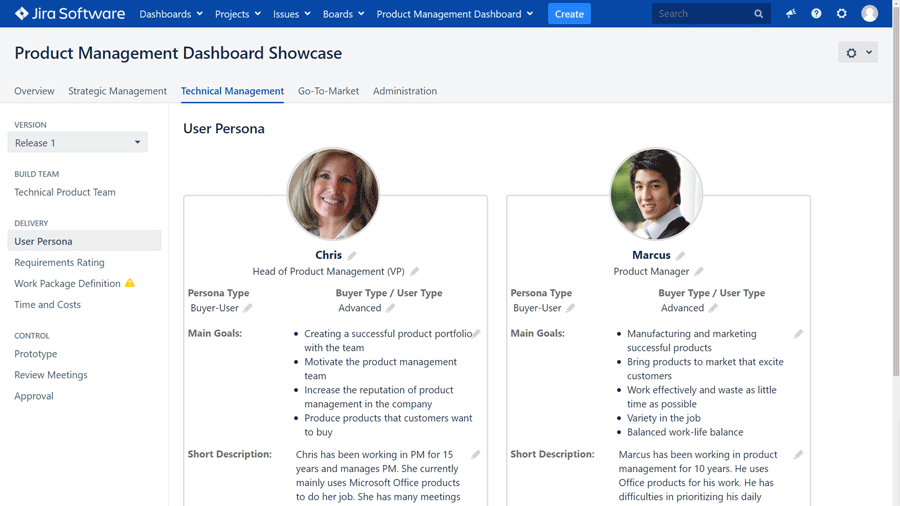 Product Management Dashboard- Product Owner Software Cost & Reviews ...