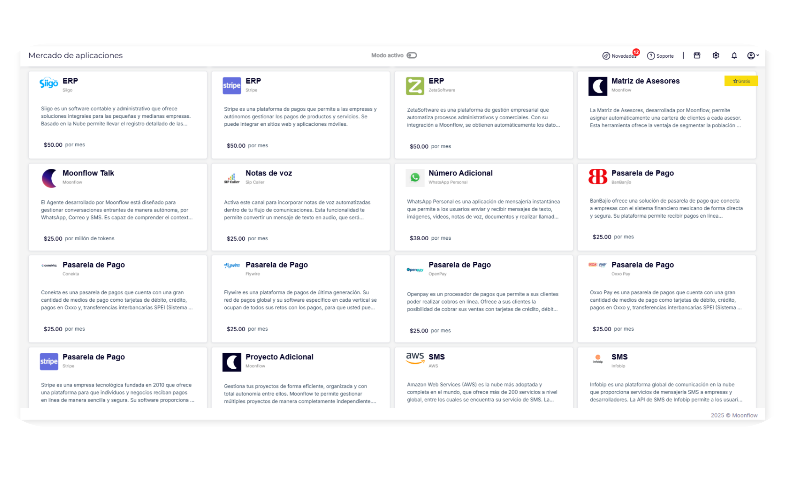 Moonflow - Reseñas, precios y funciones - Capterra México 2025