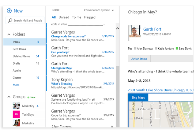 Microsoft Exchange vs Microsoft Outlook - 2025 Comparison - Software Advice
