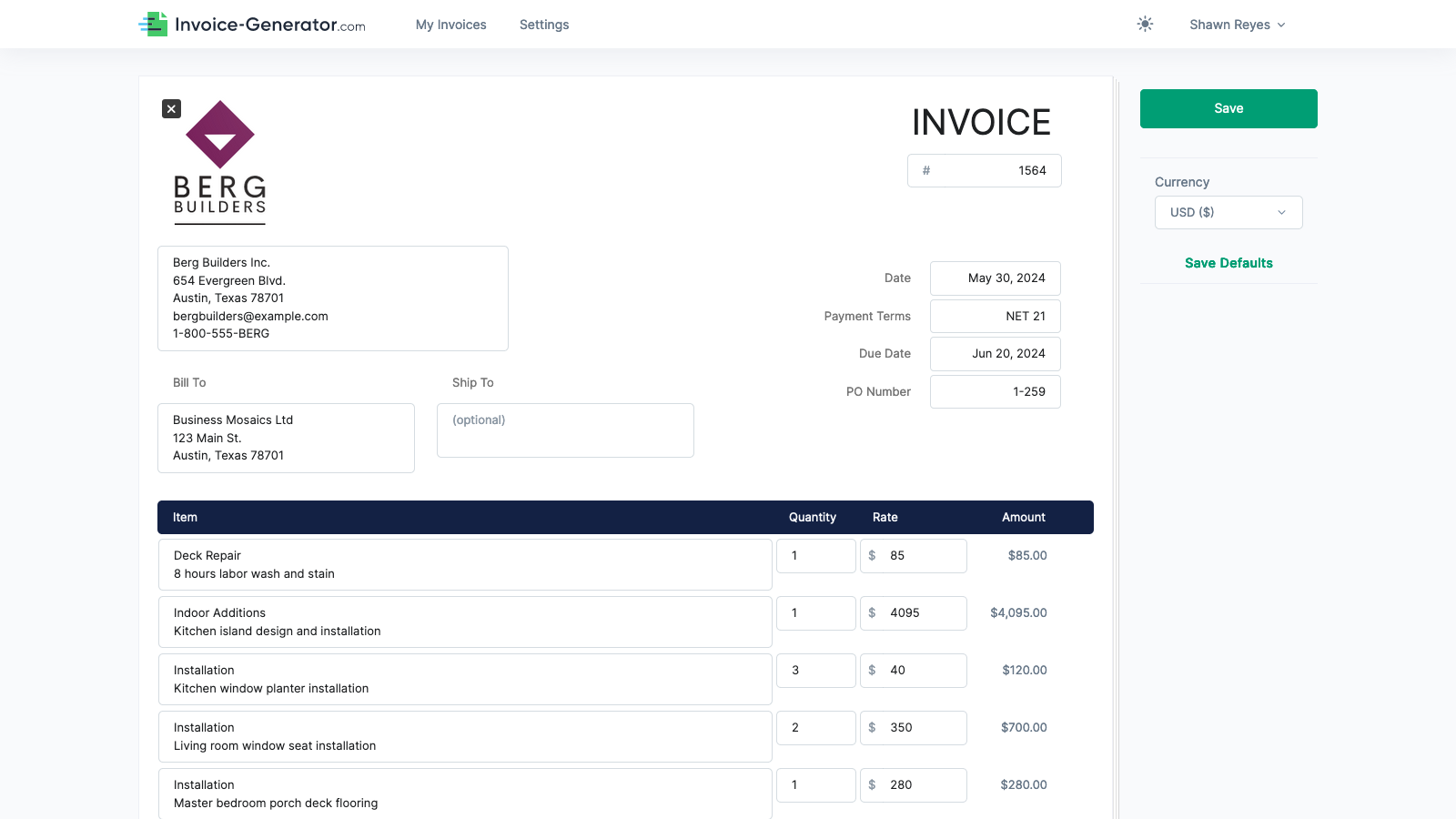 Invoice Generator Reviews, Cost & Features | GetApp Australia 2025