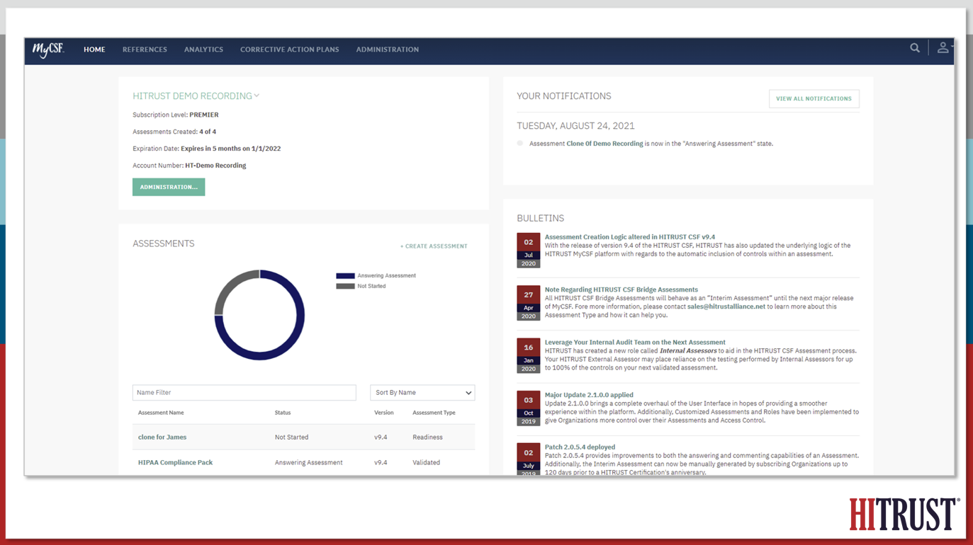 HITRUST MyCSF Software Reviews, Demo & Pricing - 2024