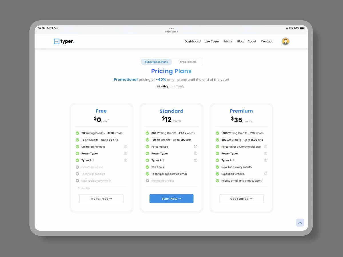 Typer AI Pricing, Alternatives & More 2023 | Capterra