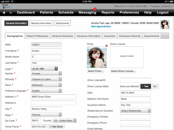 One Touch EMR Software - 2025 Reviews, Pricing & Demo