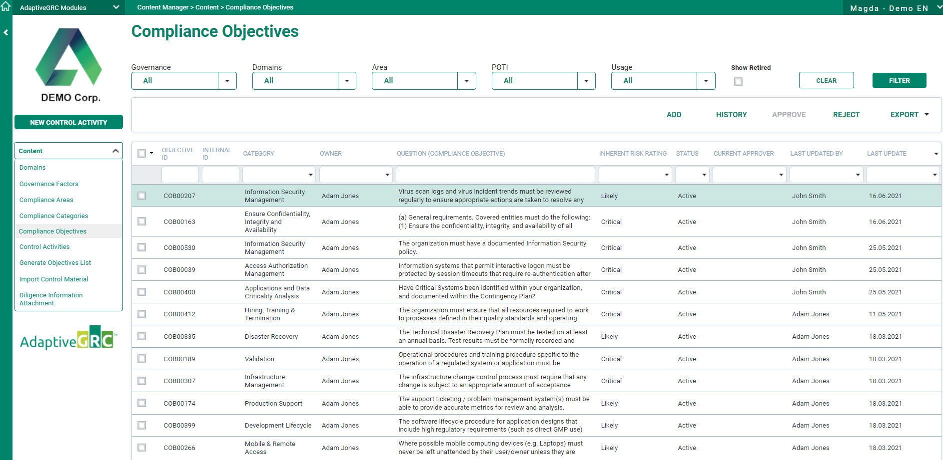 AdaptiveGRC Pricing, Alternatives & More 2025 | Capterra