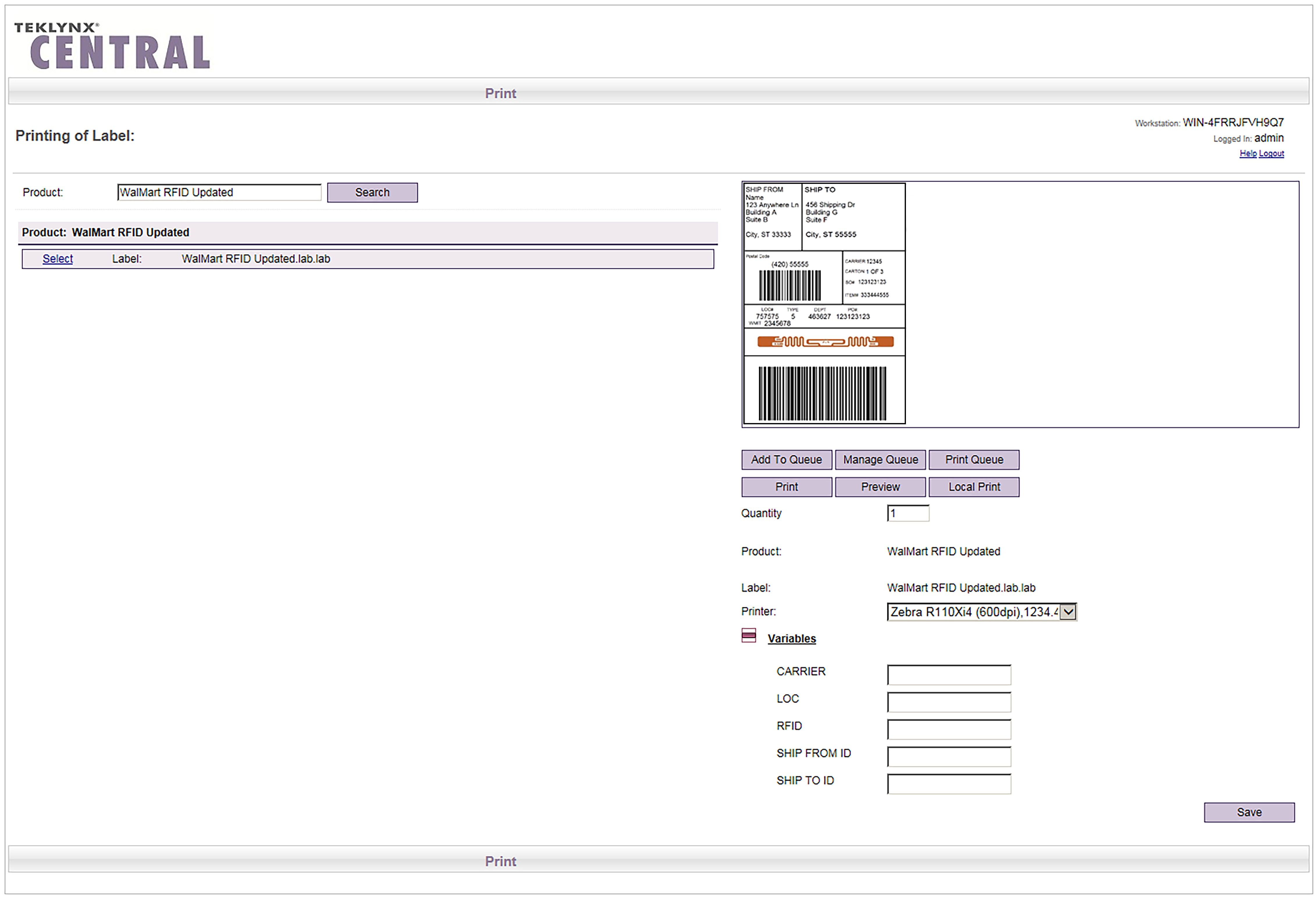 TEKLYNX CENTRAL Software - 2024 Reviews, Pricing & Demo
