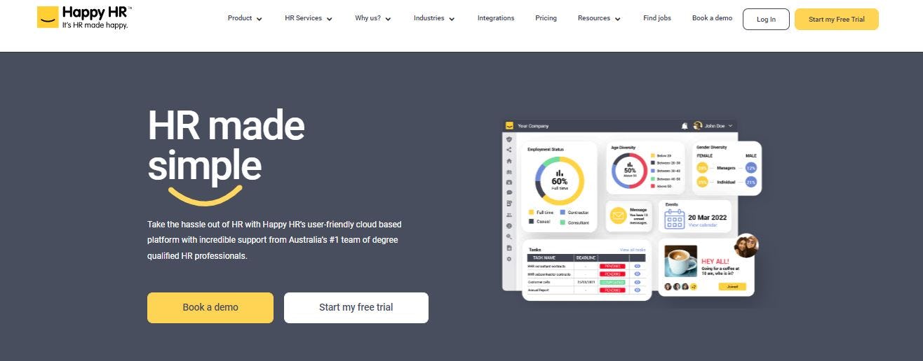 Happy HR Software - 2024 Reviews, Pricing & Demo