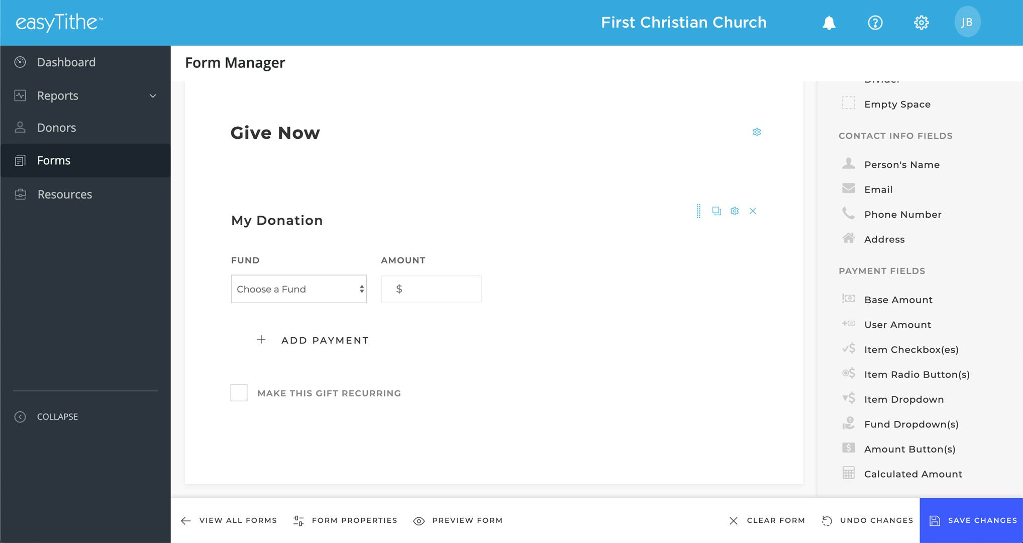 easyTithe | Reviews, Pricing & Demos - SoftwareAdvice IE