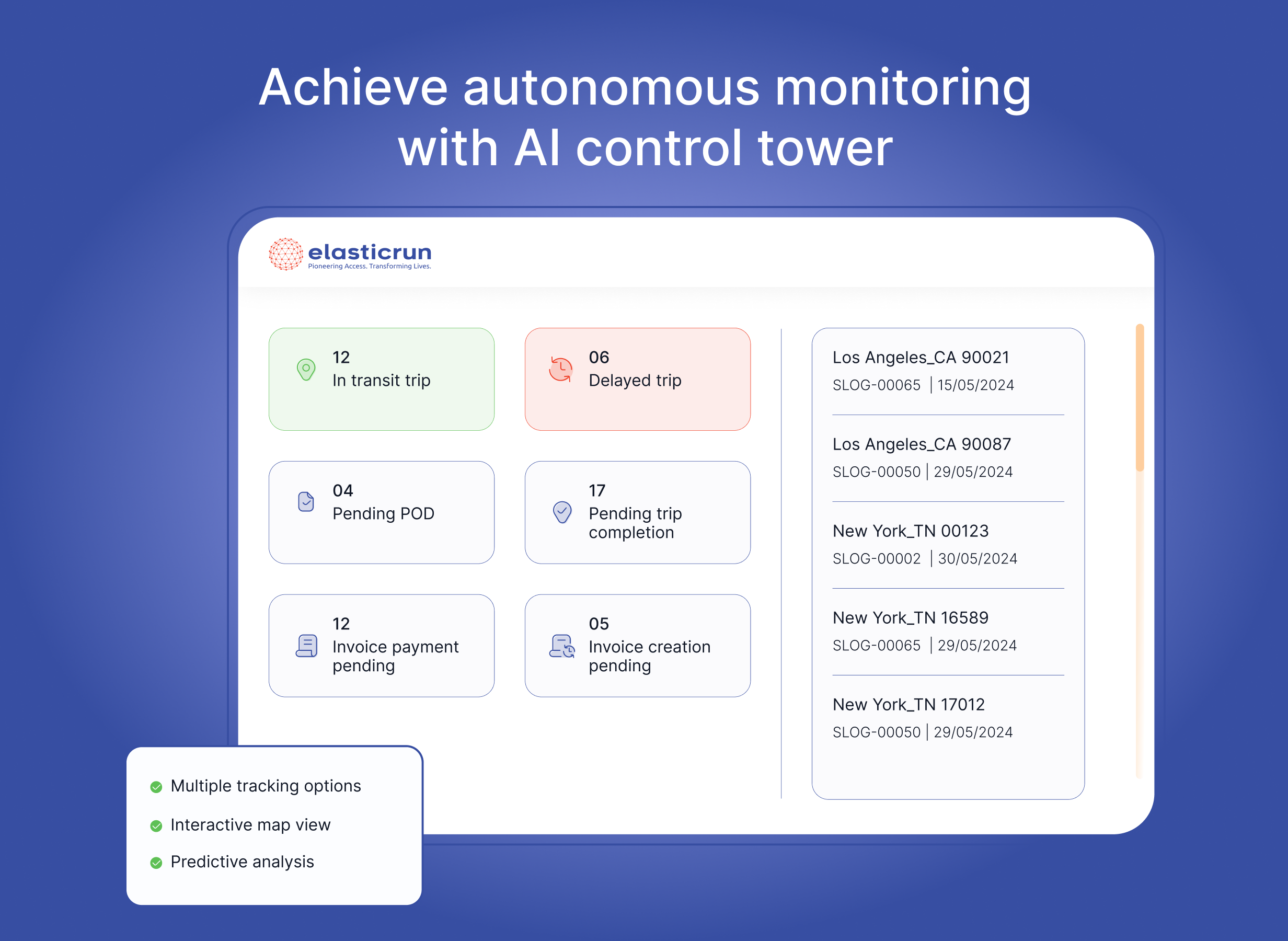 ElasticRun Transport Management System | Reviews, Pricing & Demos ...