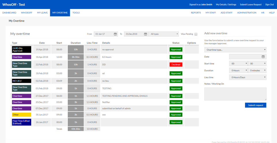 WhosOff Software - 2022 Reviews, Pricing & Demo