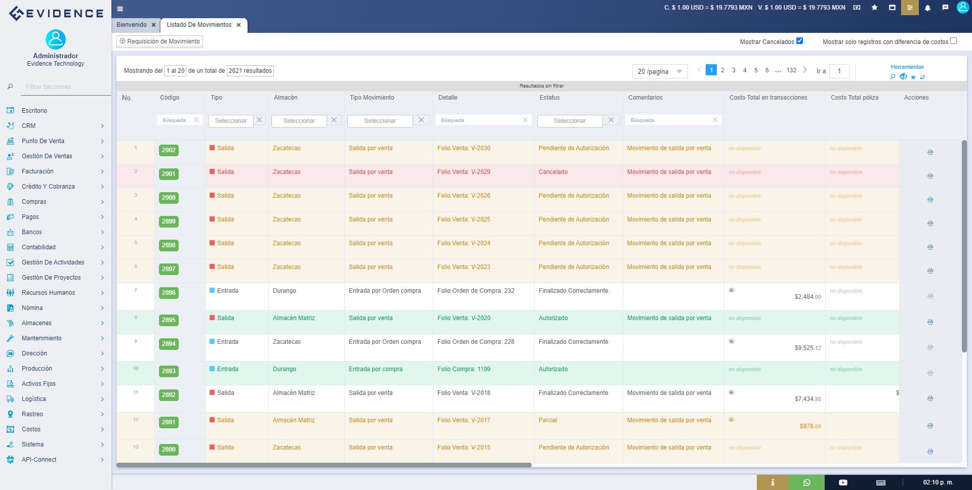 Evidence ERP Software - 2023 Reviews, Pricing & Demo
