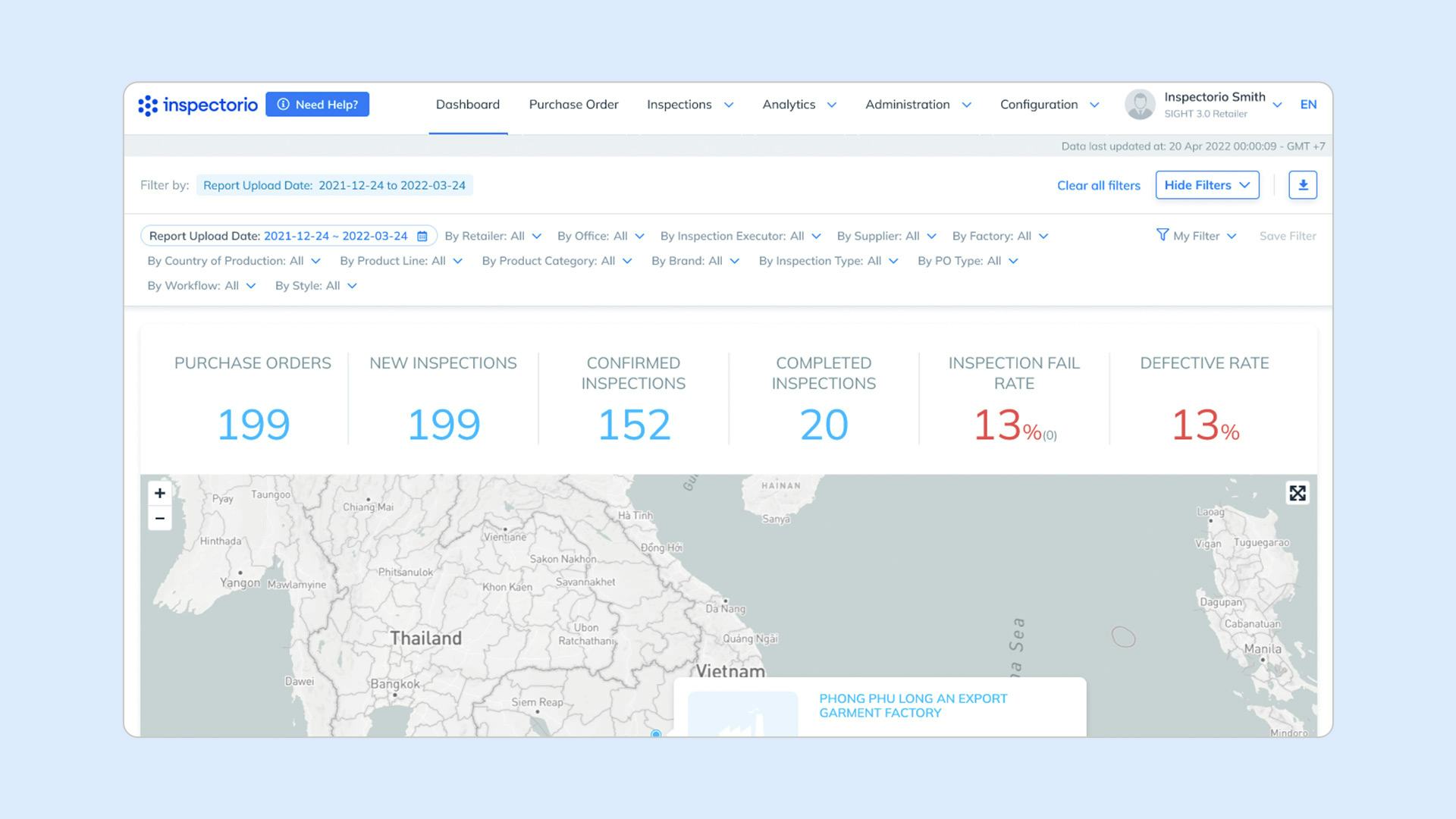 Inspectorio: precios, funciones y opiniones | GetApp México 2025