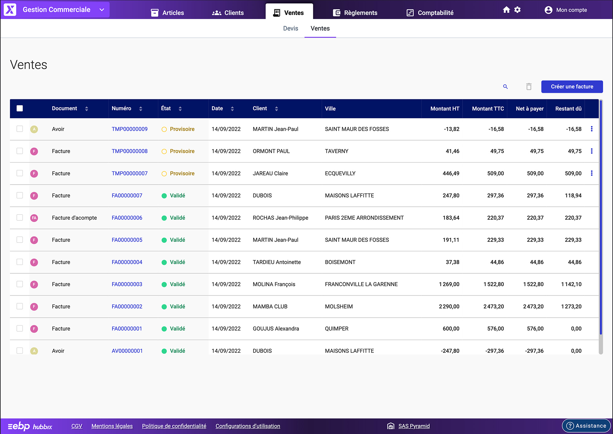 EBP Hubbix Gestion Commerciale Pricing, Alternatives & More 2025 | Capterra