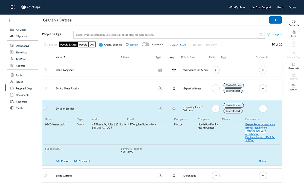 CaseMap Cloud | Reviews, Pricing & Demos - SoftwareAdvice GB