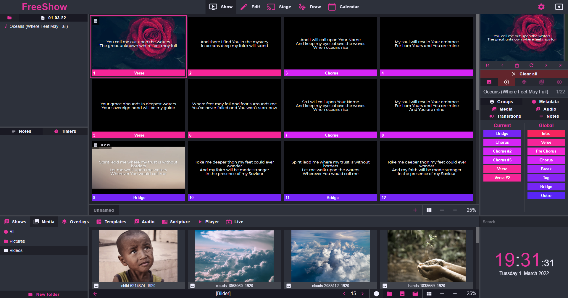 FreeShow vs EasyWorship Comparison
