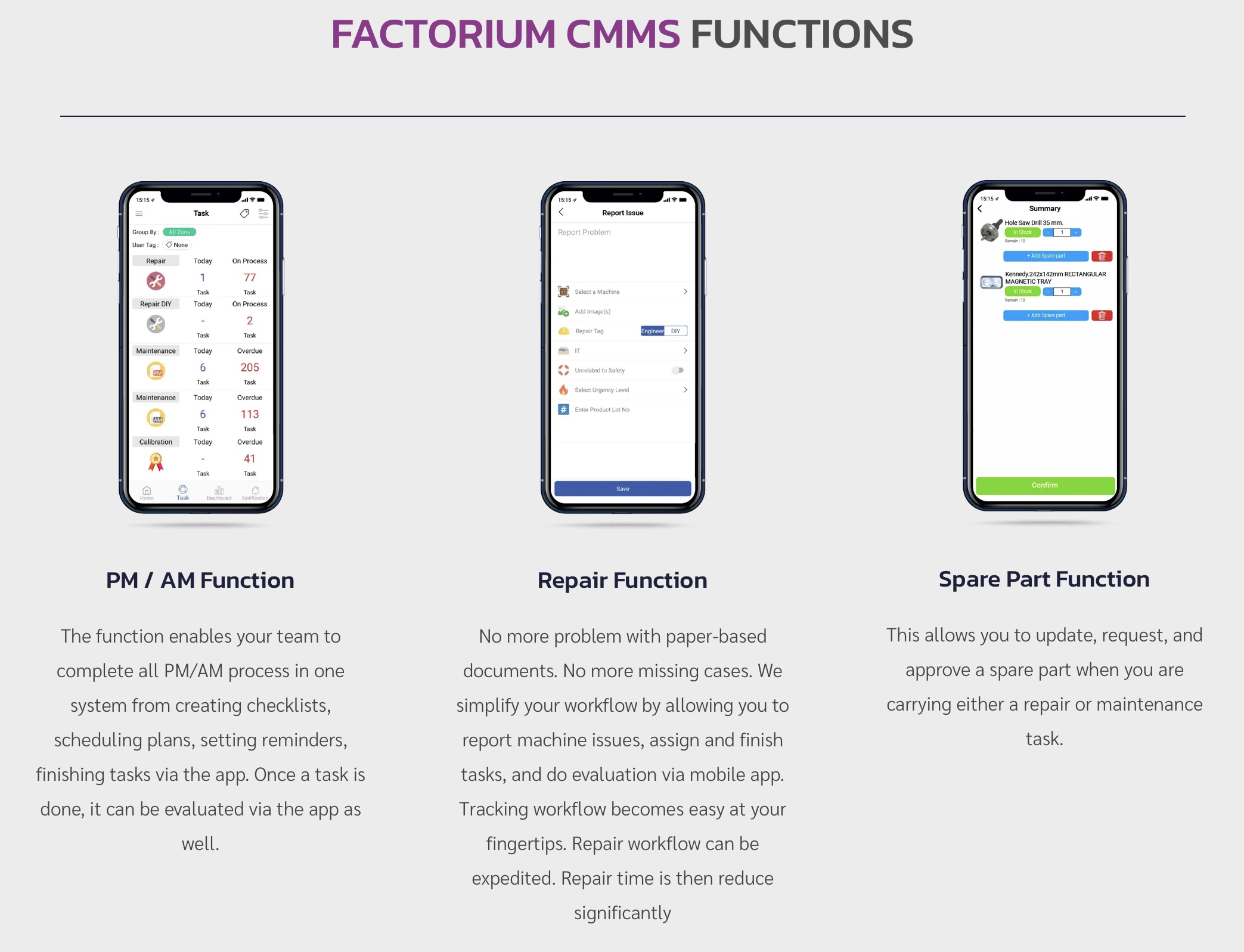 Factorium CMMS Software Reviews, Demo & Pricing - 2024