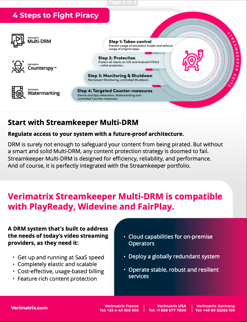 Verimatrix Streamkeeper - Opiniones, precios y características - Capterra España 2025