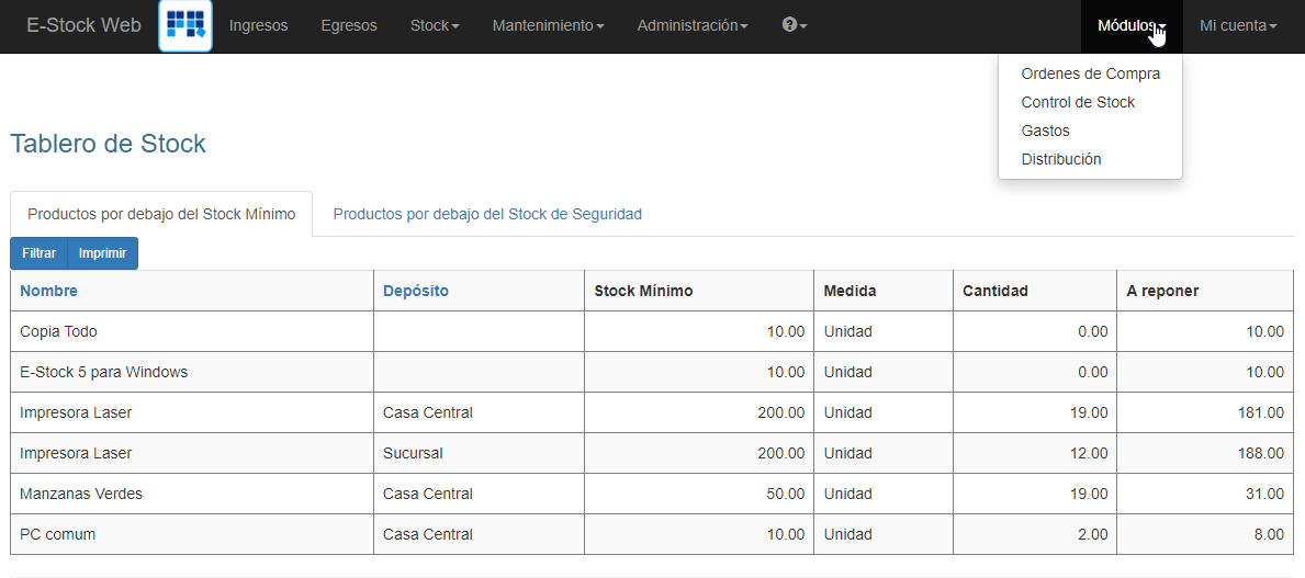 E-Stock Web - Opiniones, precios y características - Capterra España 2026