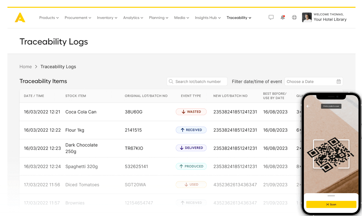 Apicbase Food Traceability - Prix, tarif, abonnement et avis | GetApp France 2025