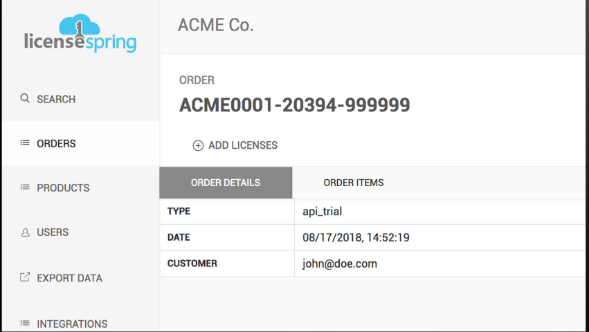 LicenseSpring: precios, funciones y opiniones | GetApp México 2025
