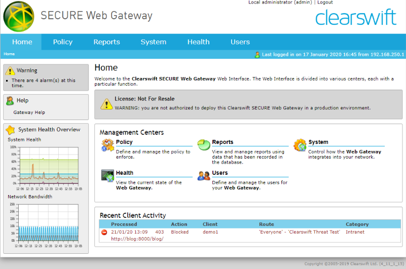 Clearswift Secure Web Gateway Software - 2025 Reviews, Pricing & Demo