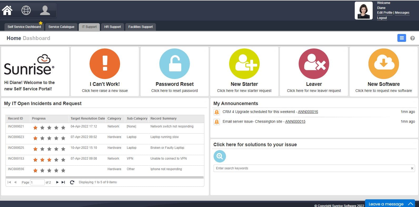 Sunrise ITSM Software - 2022 Reviews, Pricing & Demo