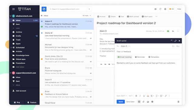 Microsoft 365 vs Titan Email - 2026 Comparison - Software Advice