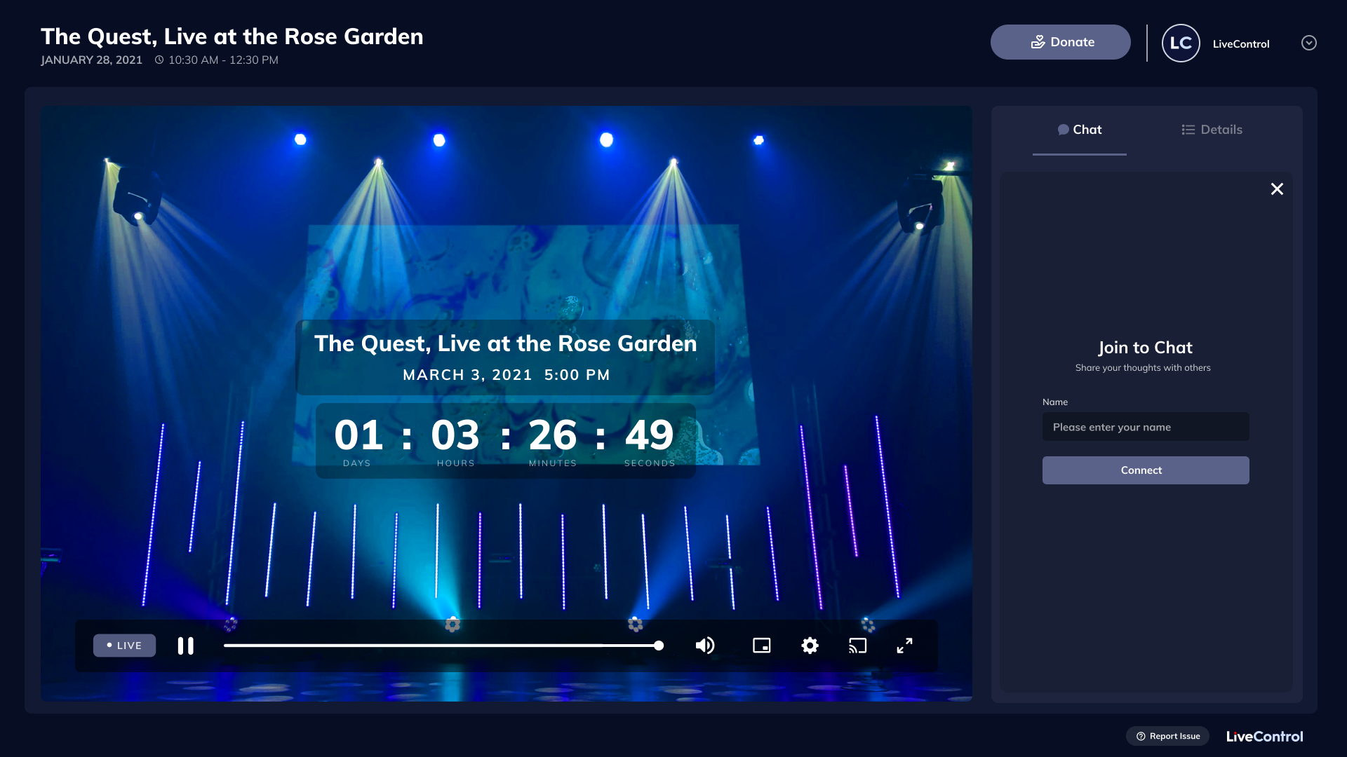 LiveControl - Prix, tarif, abonnement et avis | GetApp France 2025