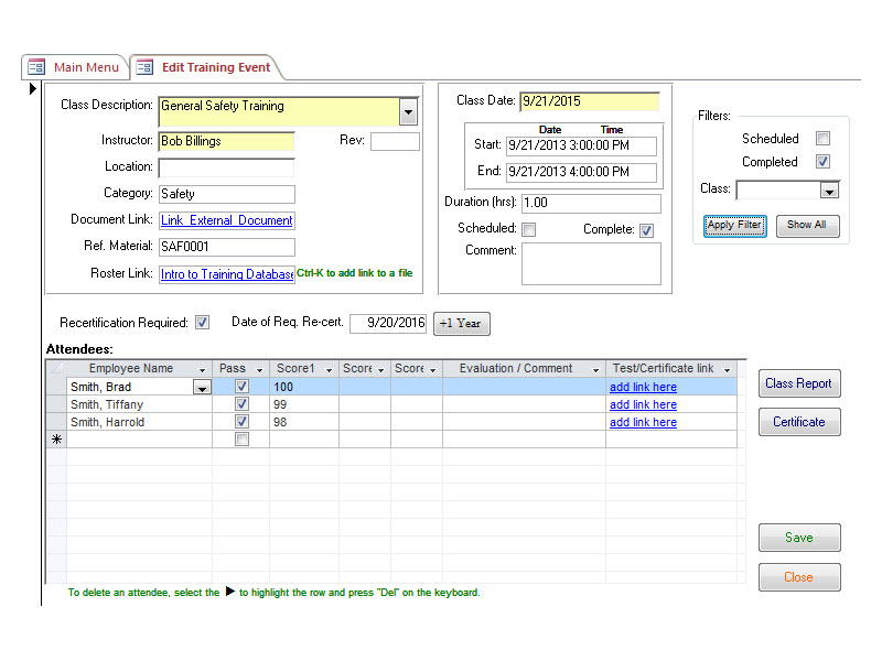SBS Training Database: precios, funciones y opiniones | GetApp Colombia ...