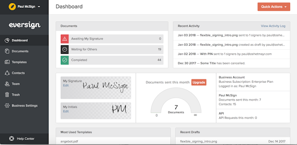 eversign Reviews, Demo & Pricing - 2022