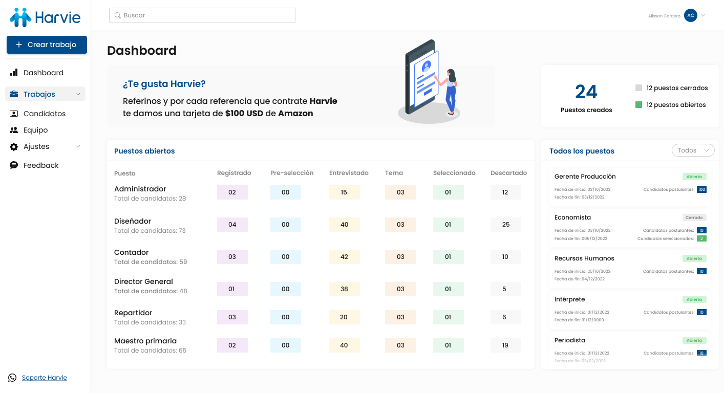 Harvie: precios, funciones y opiniones | GetApp México 2025