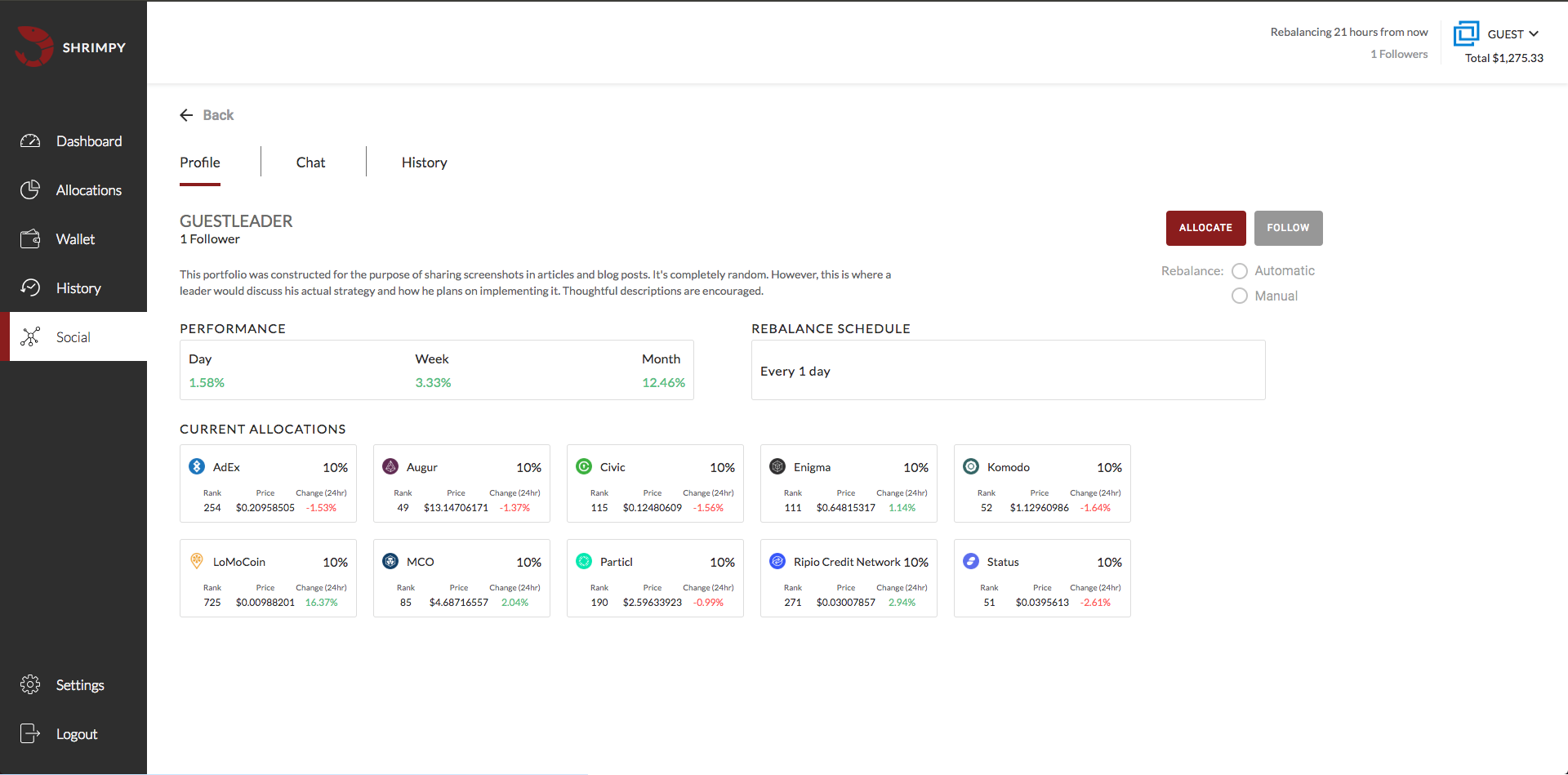 Shrimpy Desktop App · GitHub