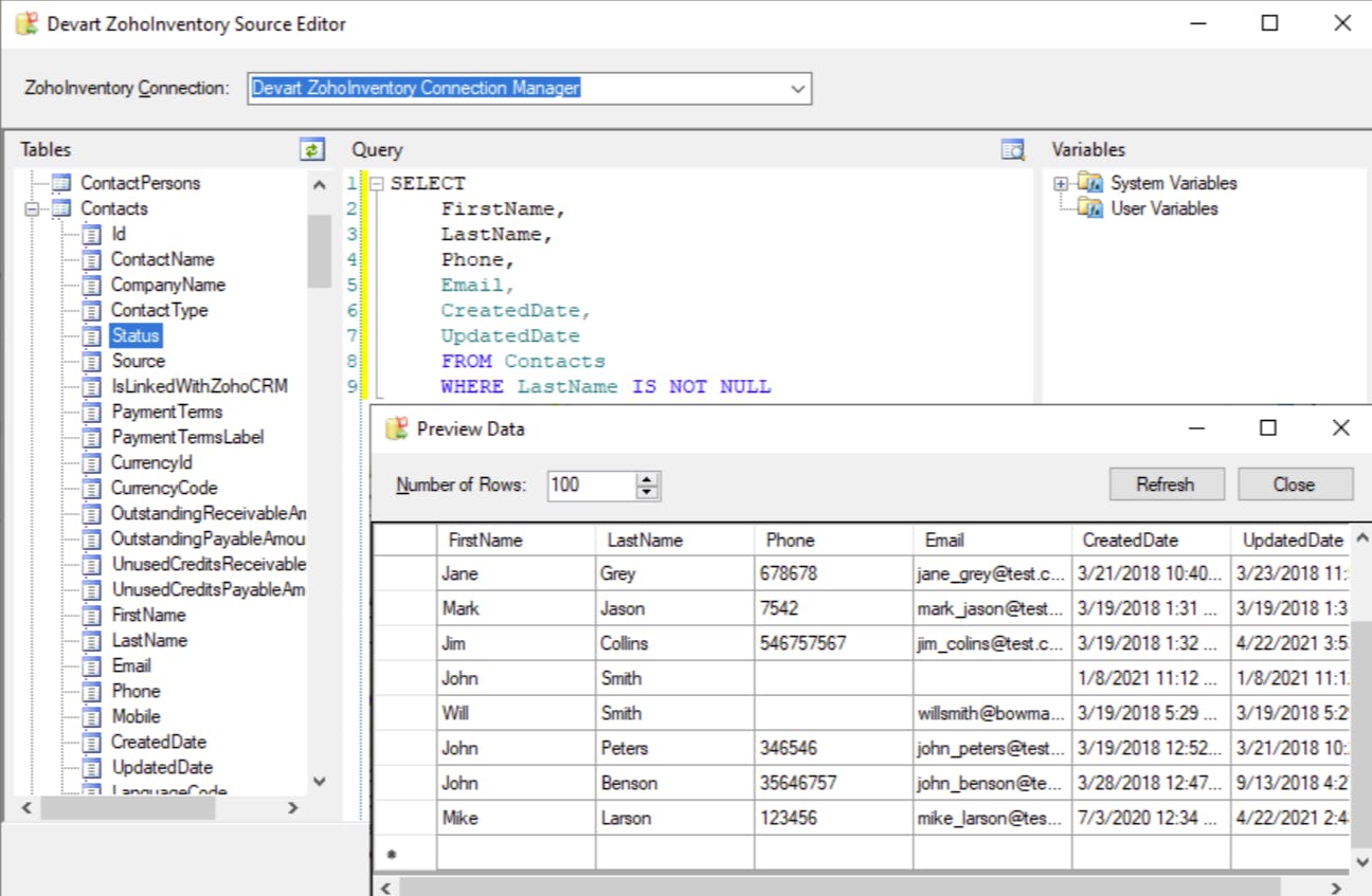 SSIS Data Flow Components for Zoho Inventory Pricing, Alternatives ...
