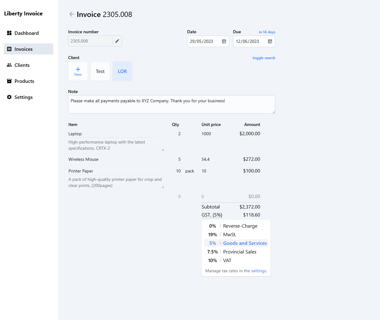 Liberty Invoice Cost & Reviews - Capterra Australia 2023