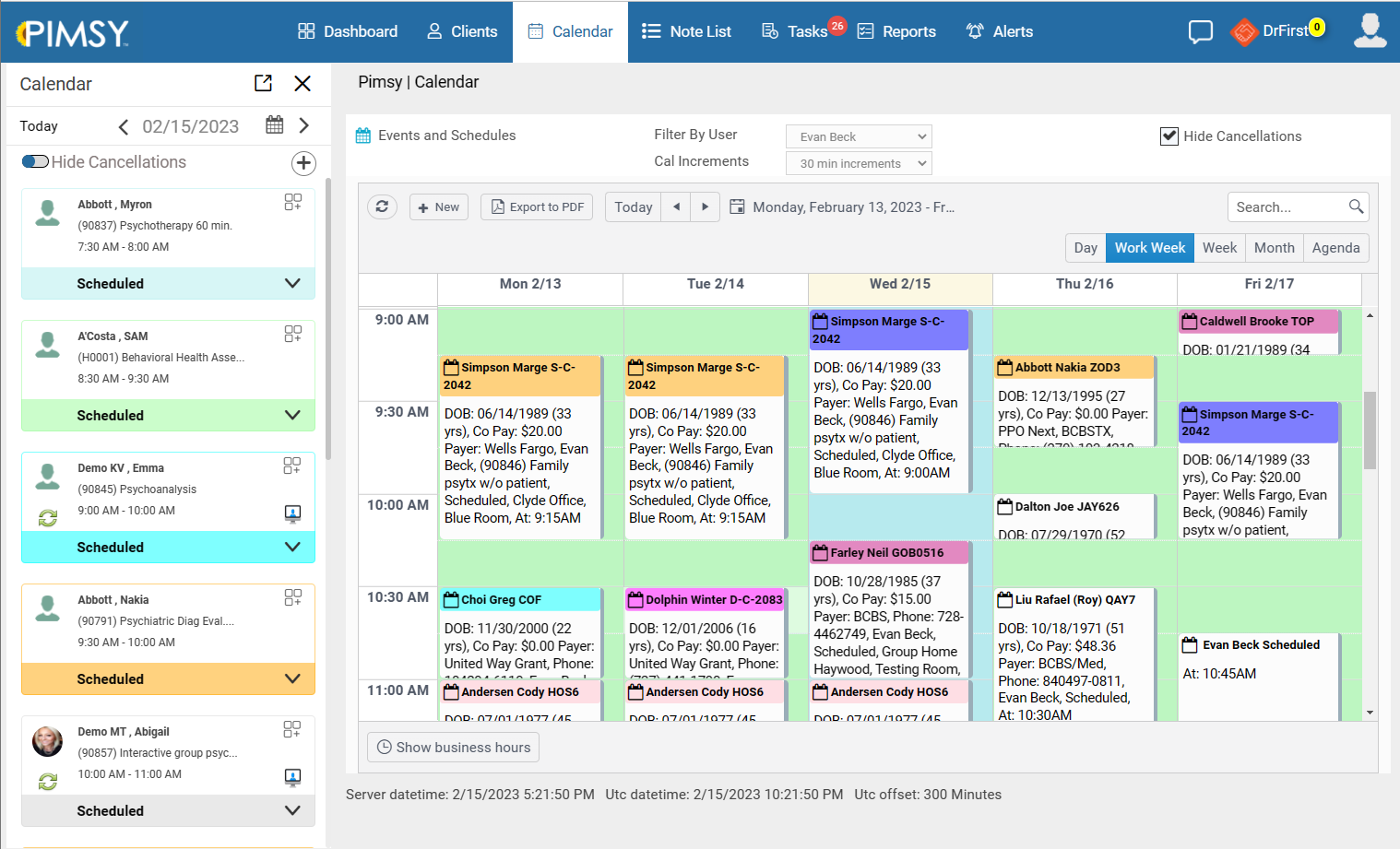PIMSY Mental Health EHR: precios, funciones y opiniones | GetApp Chile 2024
