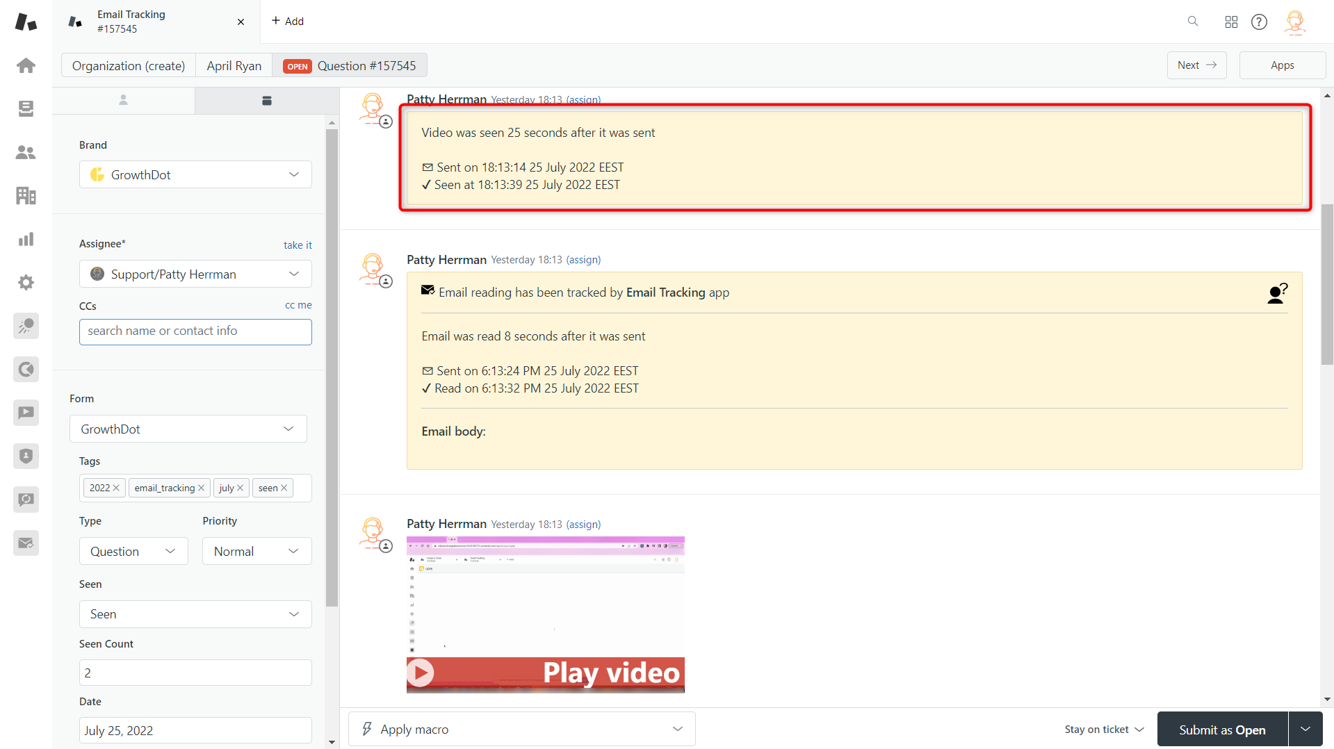 Video Reply for Zendesk Software - 2023 Reviews, Pricing & Demo