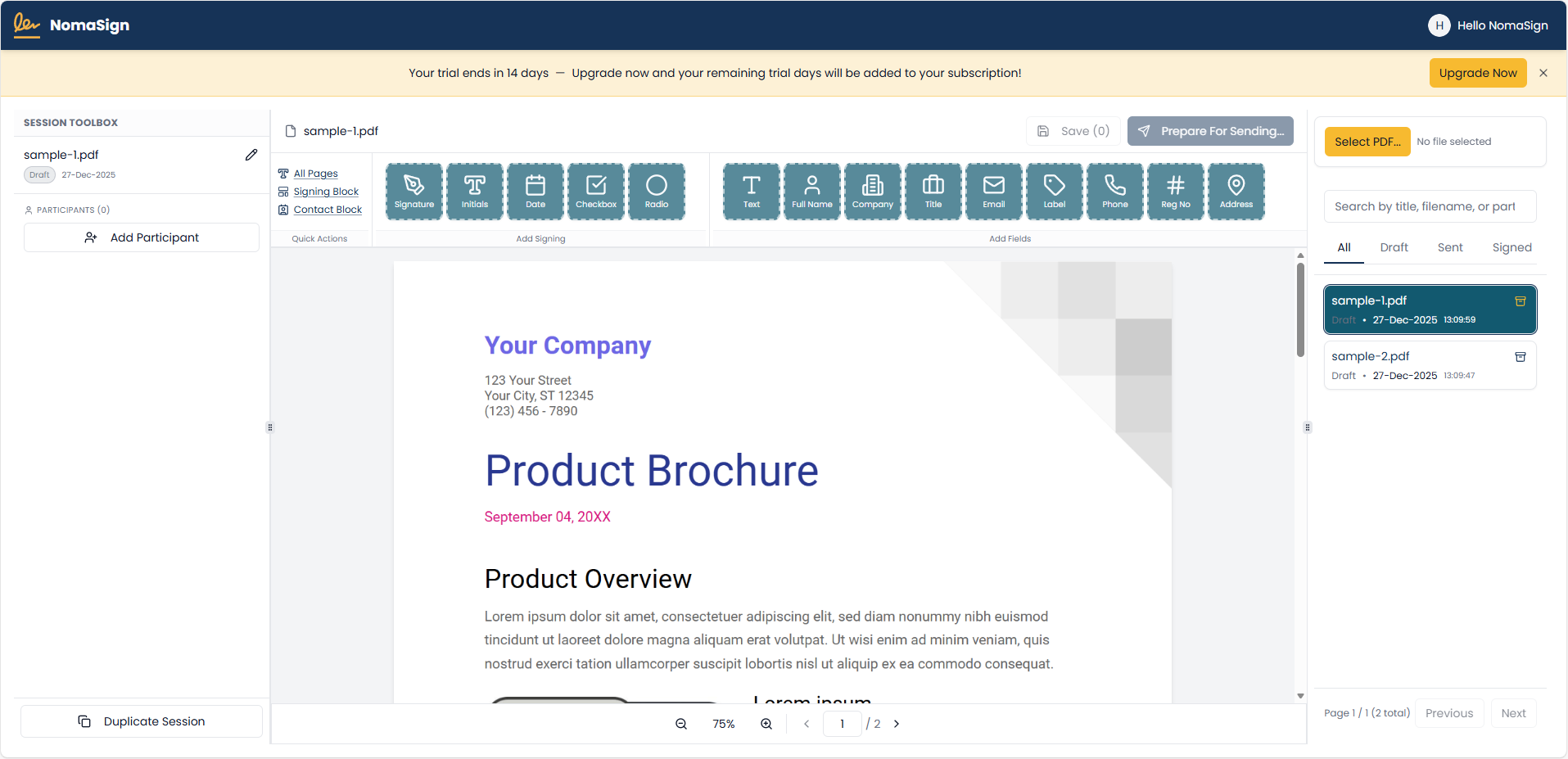 NomaSign | Reviews, Pricing & Demos - SoftwareAdvice GB