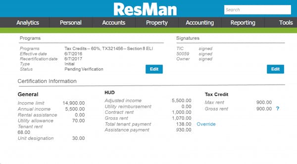 ResMan Reviews, Demo & Pricing - 2021
