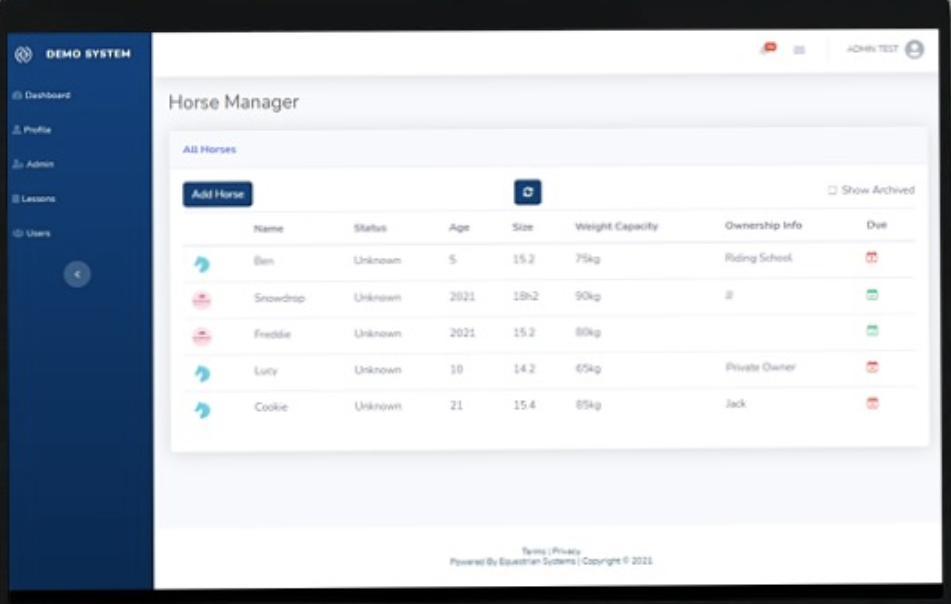 Equestrian Management System Reviews, Cost & Features | GetApp ...