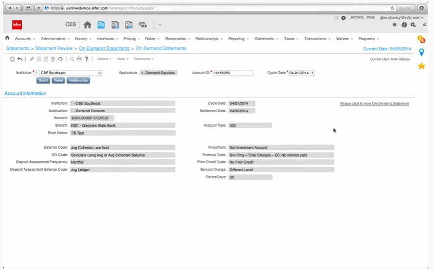 Infor Complete Billing System (CBS) Software - 2024 Reviews, Pricing & Demo